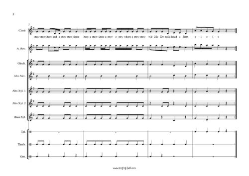 Old McDonald Had A Farm Orff Arrangement, Sheet Music & PDF