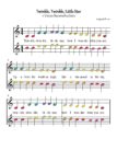Twinkle Twinkle Little Star Boomwhackers Sheet Music