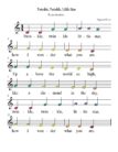 Twinkle Twinkle Little Star Boomwhackers Sheet Music
