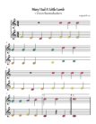 Mary Had a Little Lamb Boomwhackers / Handbells Sheet Music