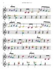 Star Wars Boomwhackers or Handbells Color Notes /Sheet Music