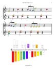 Star Wars Boomwhackers or Handbells Color Notes /Sheet Music