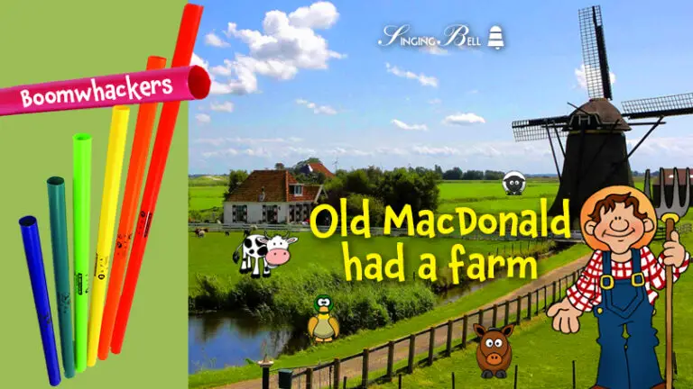 Old MacDonald Had A Farm Boomwhackers Handbells Color Notes