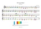 30+ Easy Music Sheets with Letters - Glockenspiel/Xylophone