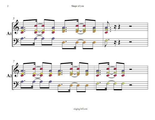 Shape Of You Boomwhackers: Sheet Music + How to Play it