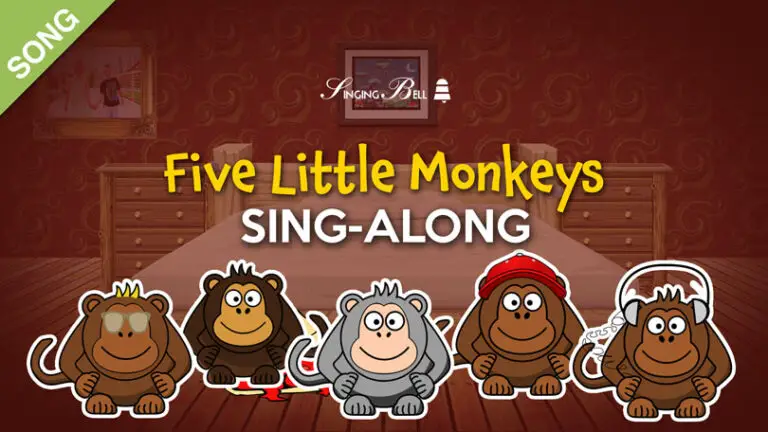 Five Little Monkeys | Song, Karaoke, Printable Score, PDF