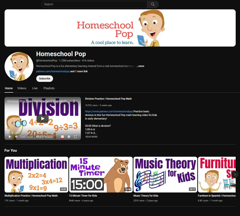 Best 10 Educational YouTube channels for kids of all ages