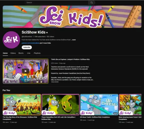 Best 10 Educational YouTube channels for kids of all ages