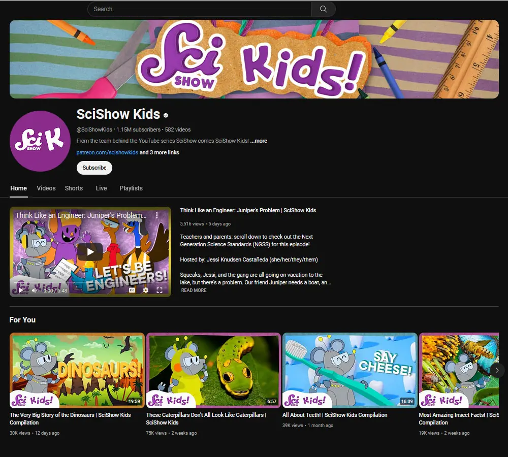 Best 10 Educational YouTube channels for kids of all ages