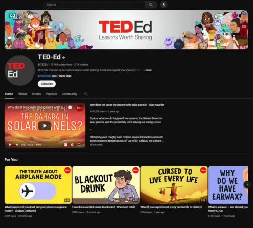 Best 10 Educational YouTube channels for kids of all ages