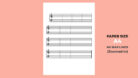 Blank Music Staff Paper PDF : Singing Bell
