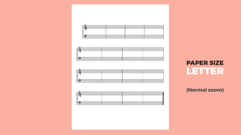 Blank Music Staff Paper PDF : Singing Bell
