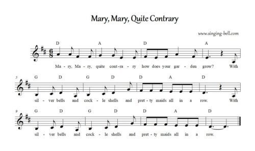 Mary, Mary, Quite Contrary : Singing Bell