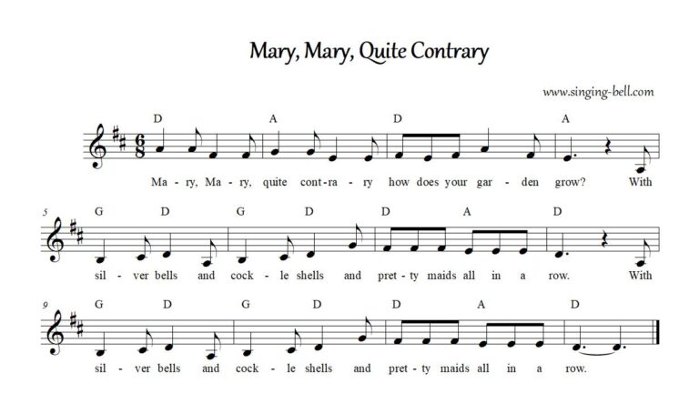 Mary, Mary, Quite Contrary : Singing Bell