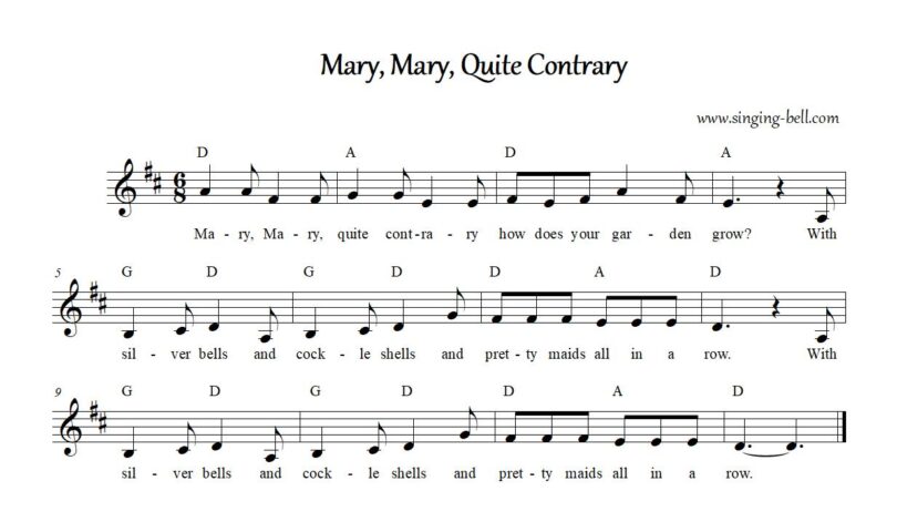 Mary, Mary, Quite Contrary : Singing Bell
