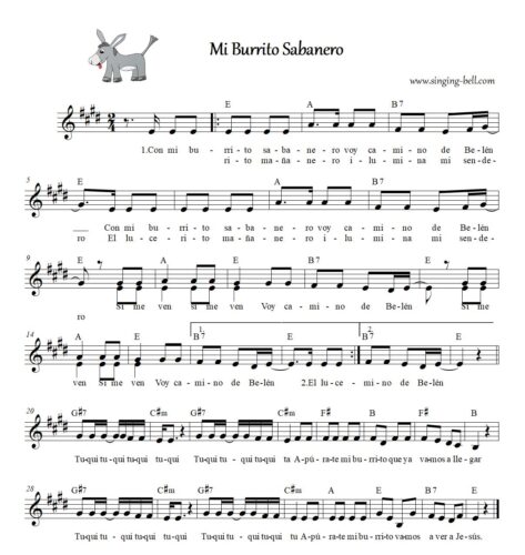 Mi Burrito Sabanero : Singing Bell
