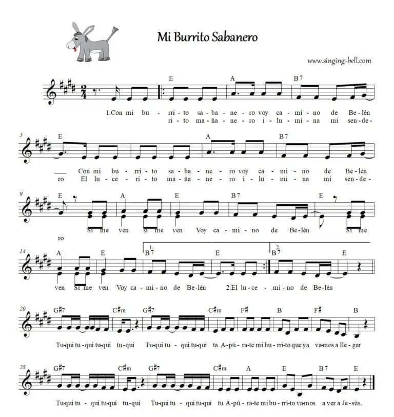 Mi Burrito Sabanero : Singing Bell